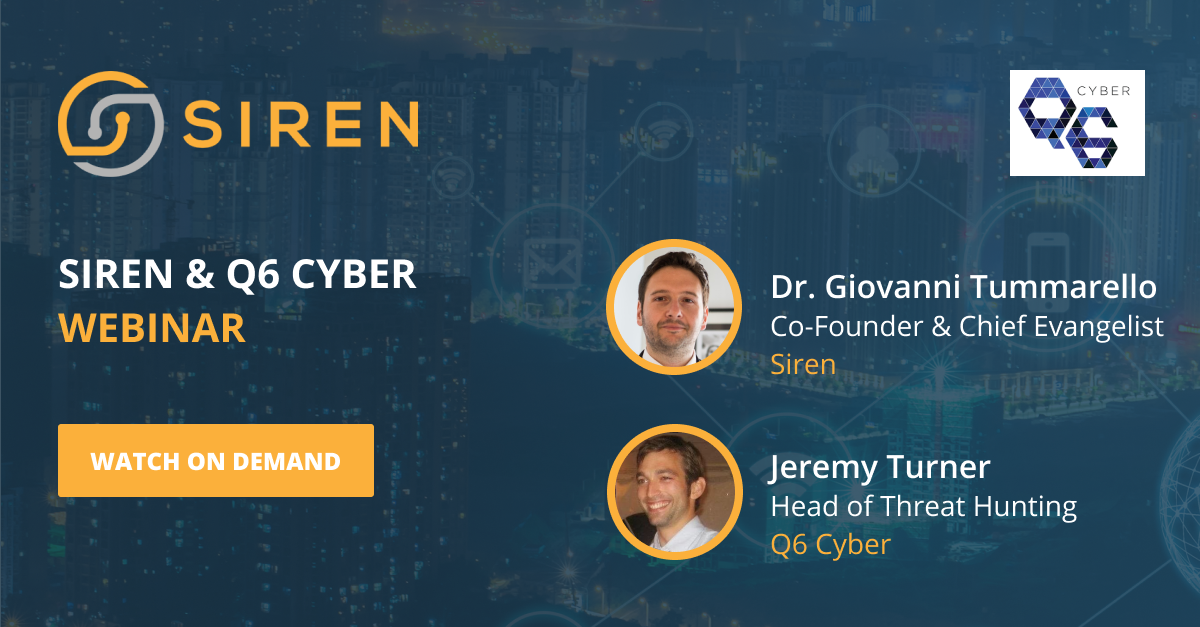 Siren and Q6 Cyber Webinar on Demand
